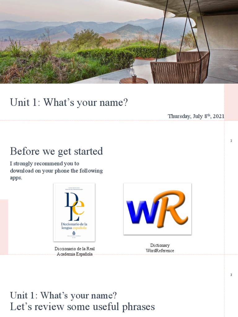 Unit 1 What's Your Name | PDF | Linguistics