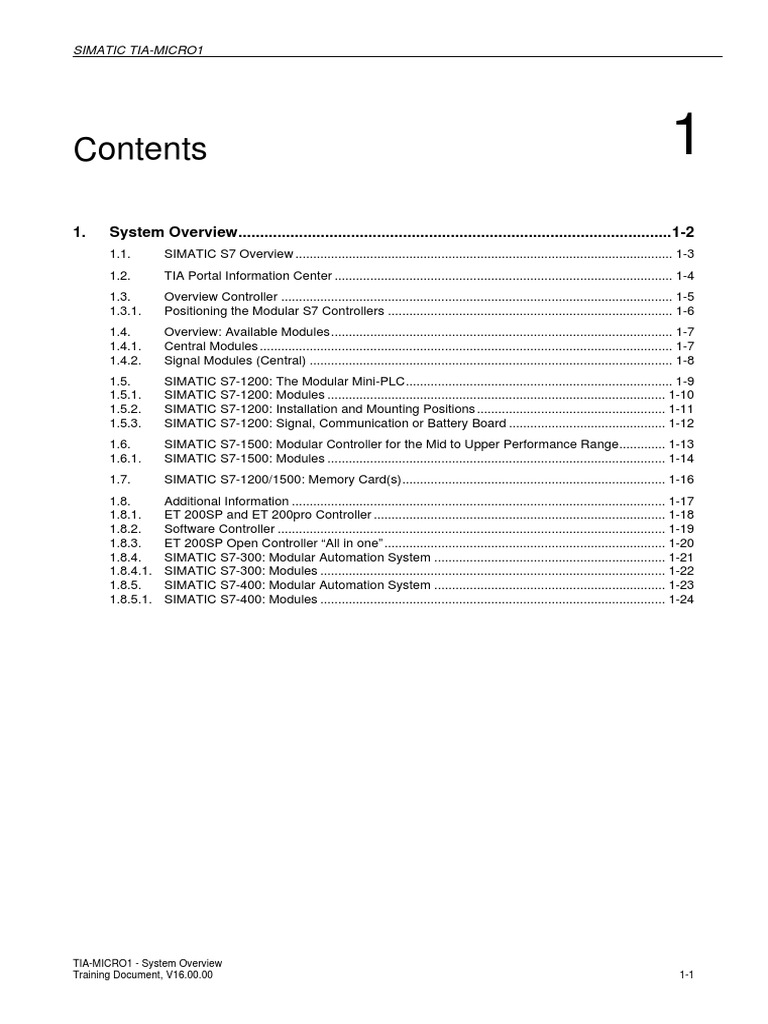 1-TIA MICRO1 01E SystemOverview | PDF