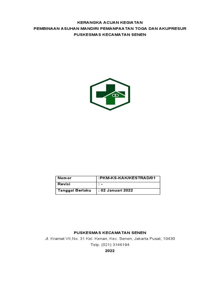 Kak Pembinaan Asman Toga 2022 | PDF