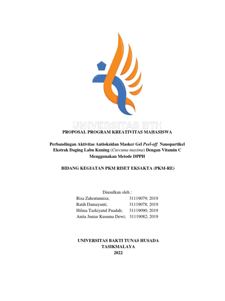 Fix. Proposal Program Kreativitas Mahasiswa | PDF