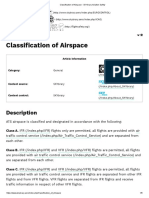 ICAO ATS Airspace Classifications - Annex 11 | PDF | Instrument Flight ...