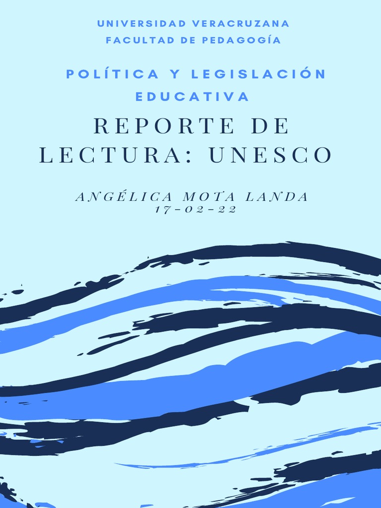 Reporte de Lectura UNESCO | PDF | Unesco | Naciones Unidas