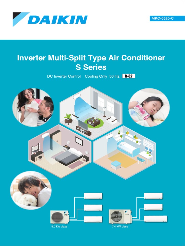 Daikin Multi Split MKC50RVM | PDF | Humidity | Air Conditioning