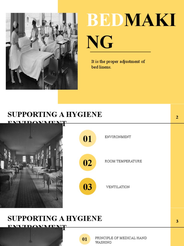 Bedmaking and Hospital House Keeping | PDF | Bed | Bedding