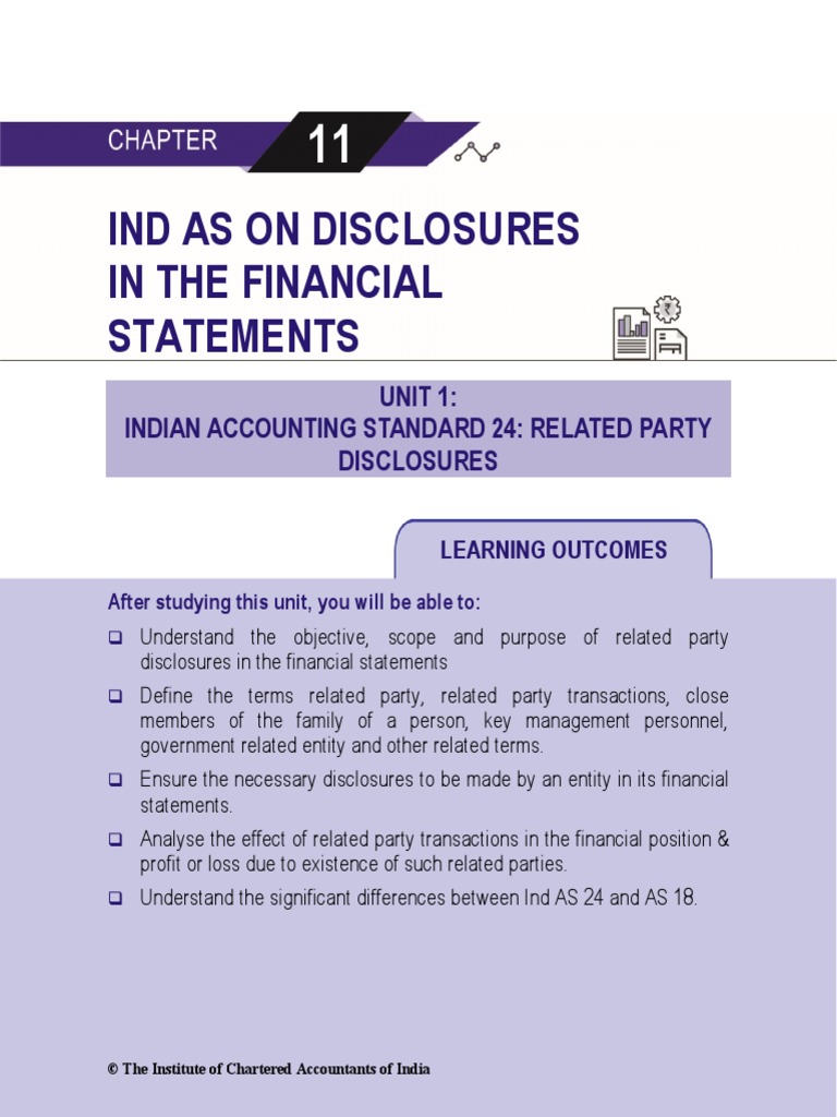 Ind As 24 Related Party Disclosures | PDF | Financial Statement ...