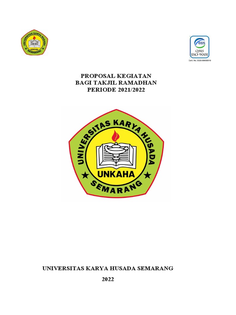 Proposal Bagi Takjil Ramadhan | PDF