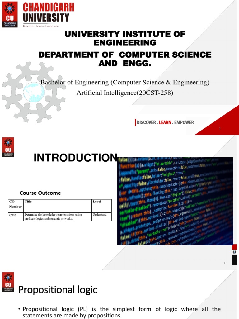 AI Knowledge Representation Using Propositional Logic | PDF