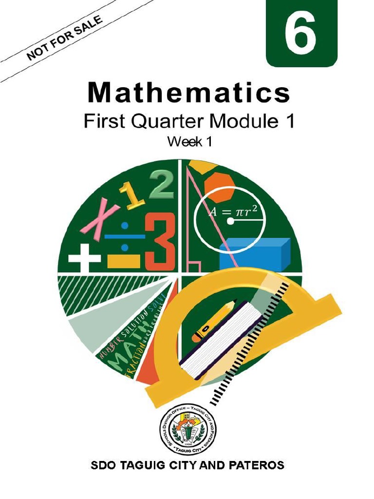 Math6 - Q1 - WEEK1 - Final Version | PDF | Learning | Elementary Mathematics