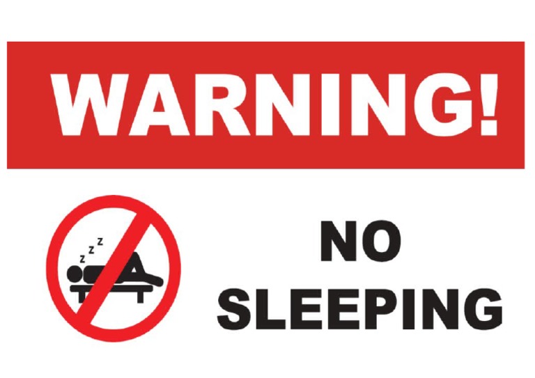 No Sleeping | PDF