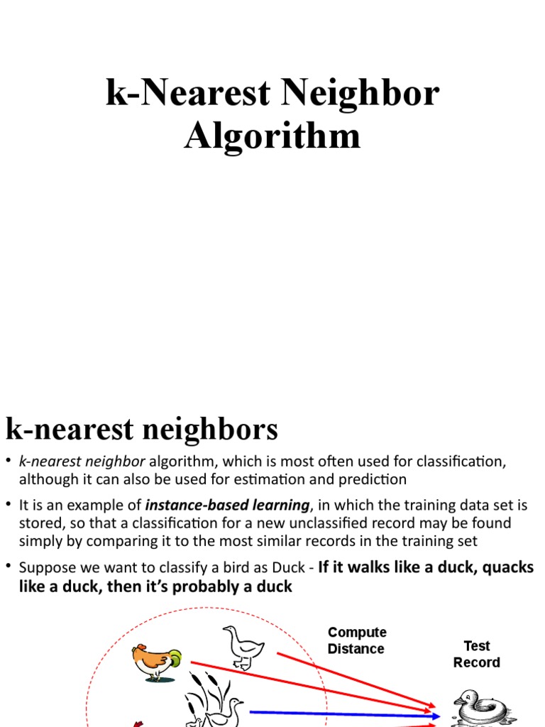 Sess05b Classification Models-kNN | PDF | Statistical Classification | Cross Validation (Statistics)