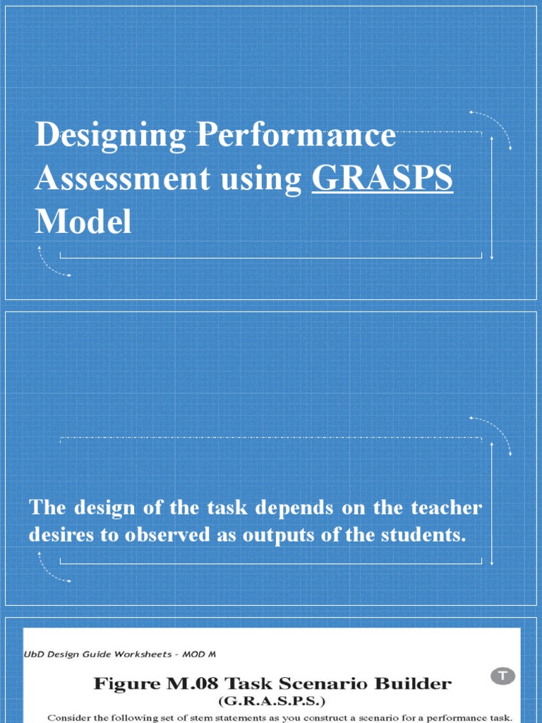 EDUC 6 Week 5 Designing Performance Assessment Using GRASPS Model | PDF ...