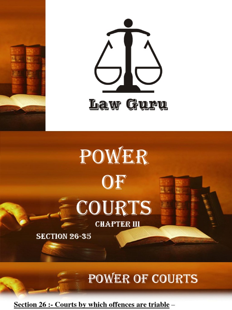 Power of Courts | PDF