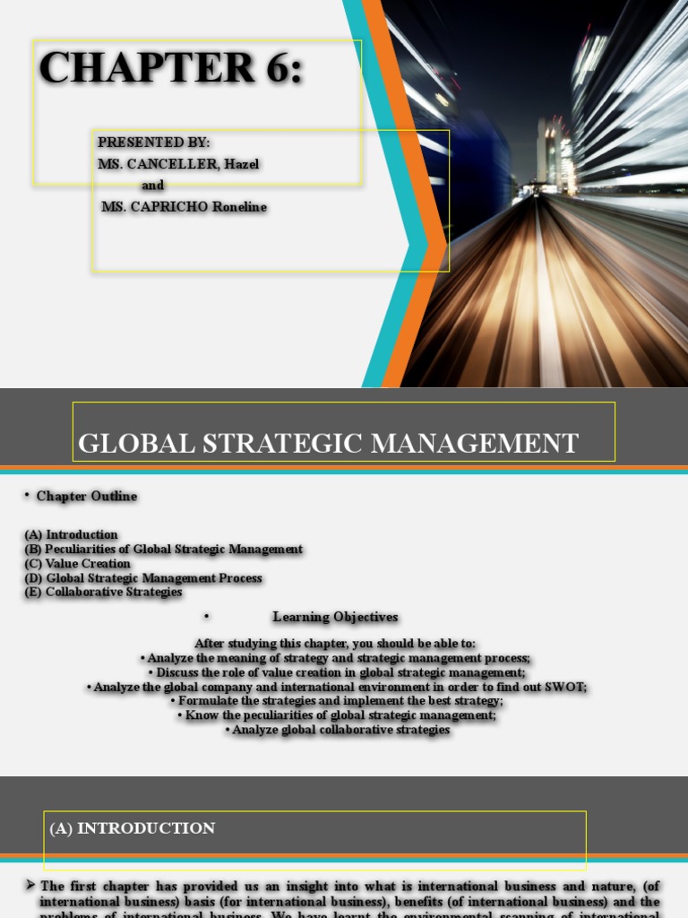Global Strategic Management Insights | PDF | Strategic Management | Exports