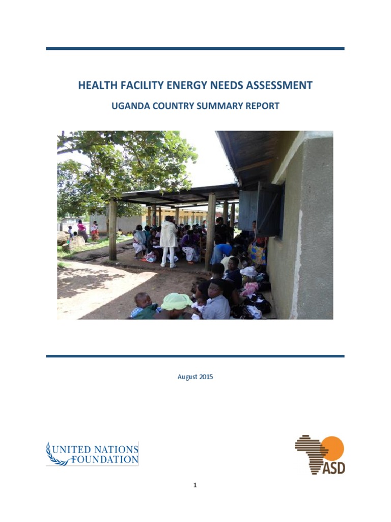 Uganda Country Summary Report Final Draft 090115 | PDF | Photovoltaic ...