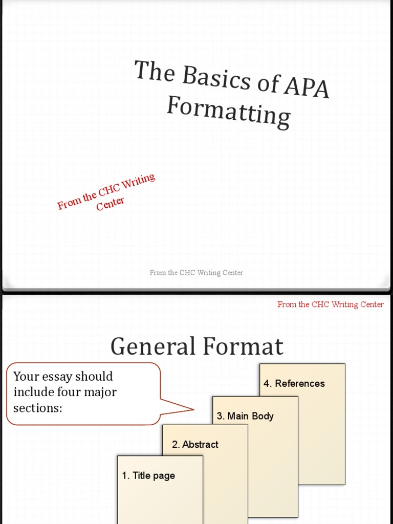Basic APA Formatting | PDF | Citation | Apa Style