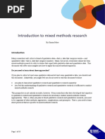 Convergent Parallel Mixed Method Design | PDF | Data | Quantitative ...