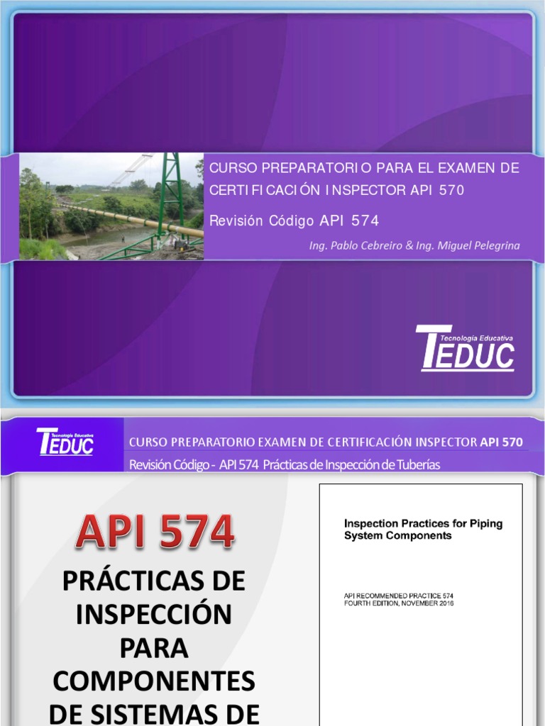 Clase 8 Api 574 | PDF | Corrosión | Tubería (transporte de fluidos)