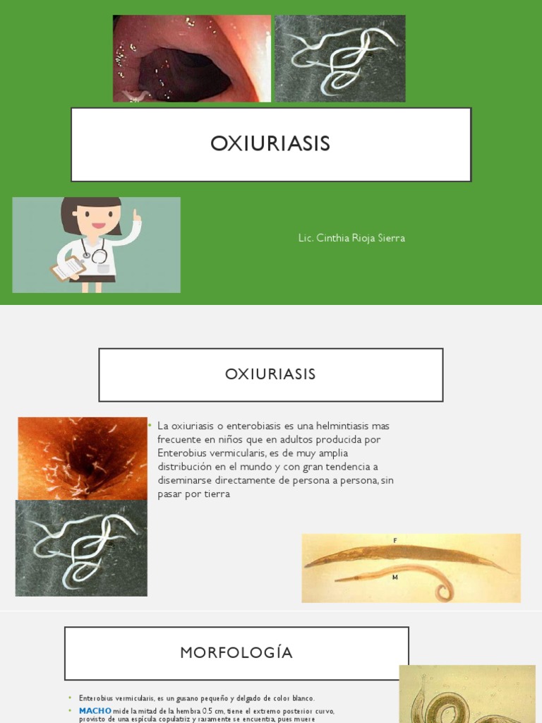 OXIURIASIS | PDF | Medicina CLINICA | Especialidades Medicas