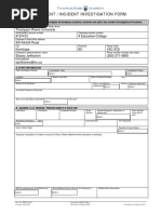 H&S File 06 Incident Report Form OHS Annexure 1 | PDF | Law