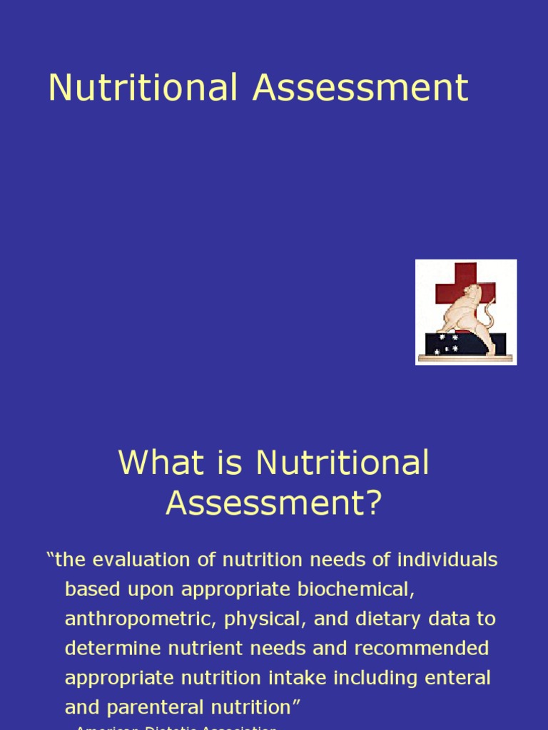 Nutrition Assessment | PDF | Adipose Tissue | Malnutrition