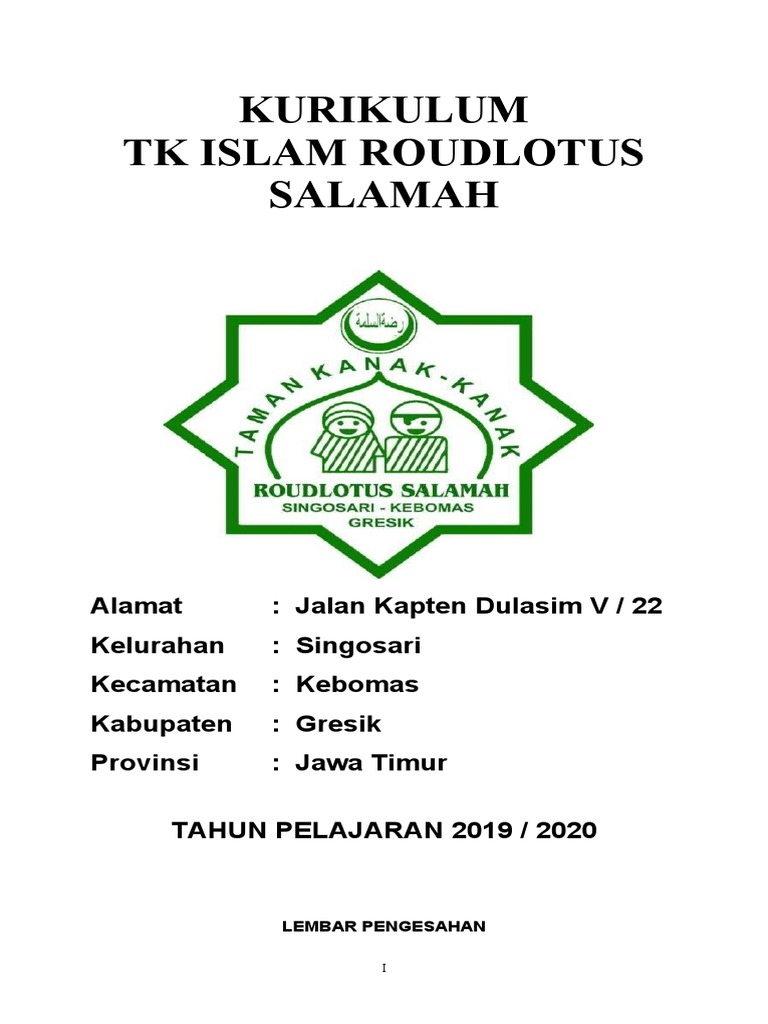 Cover KTSP 2019 | PDF | Karier & Perkembangan