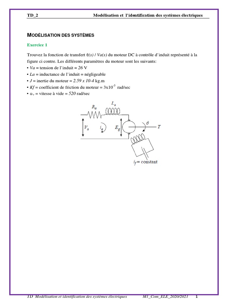 TD .Modélisation MCC | PDF