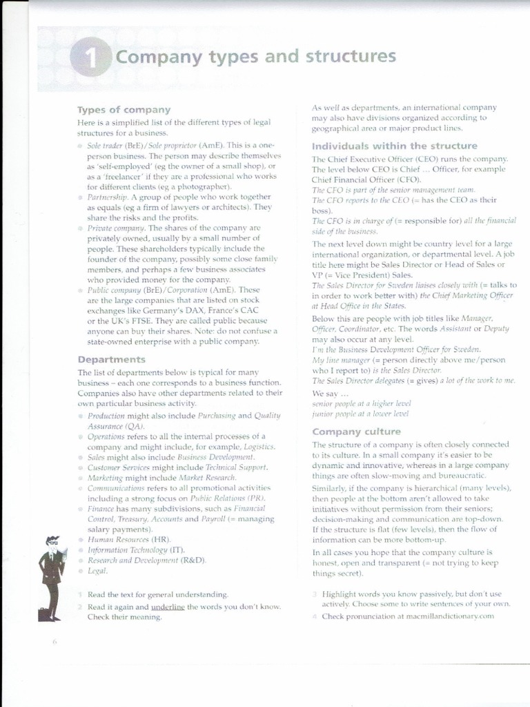 Business English Company Types and Structures 30.03.2022 | PDF