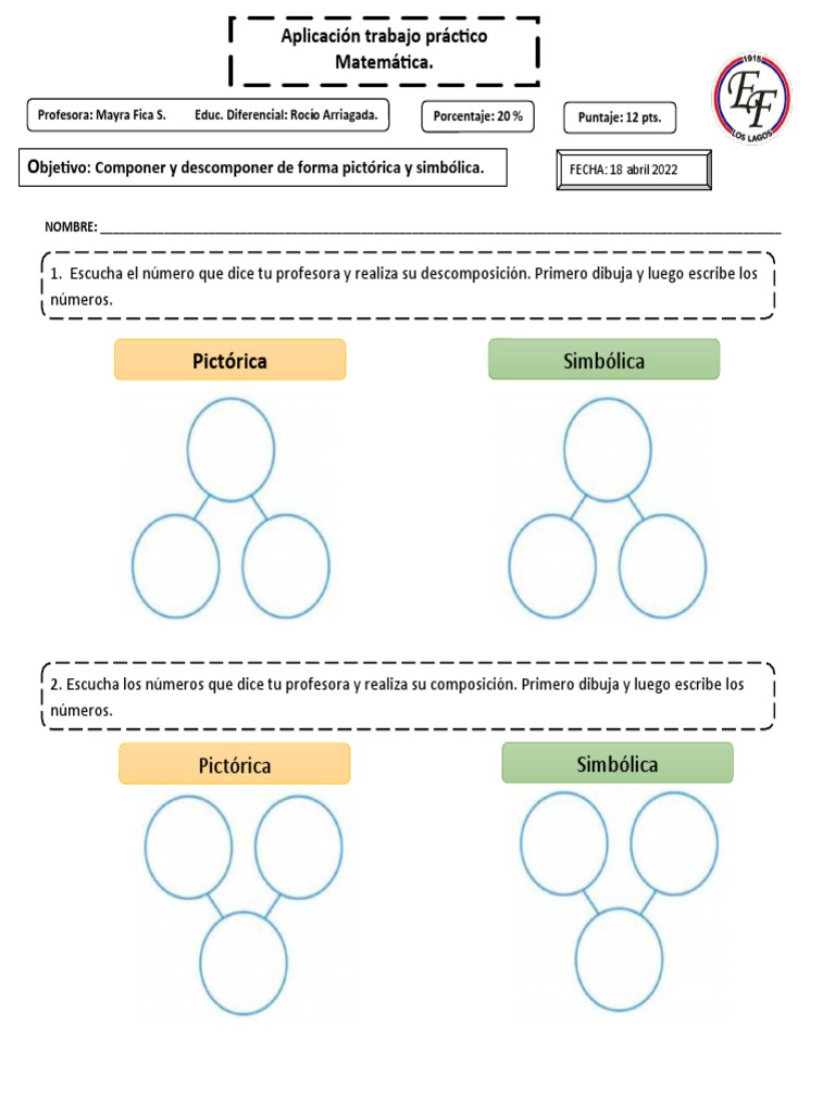 Composición y Descomposicion Simbólica y Pictórica | PDF