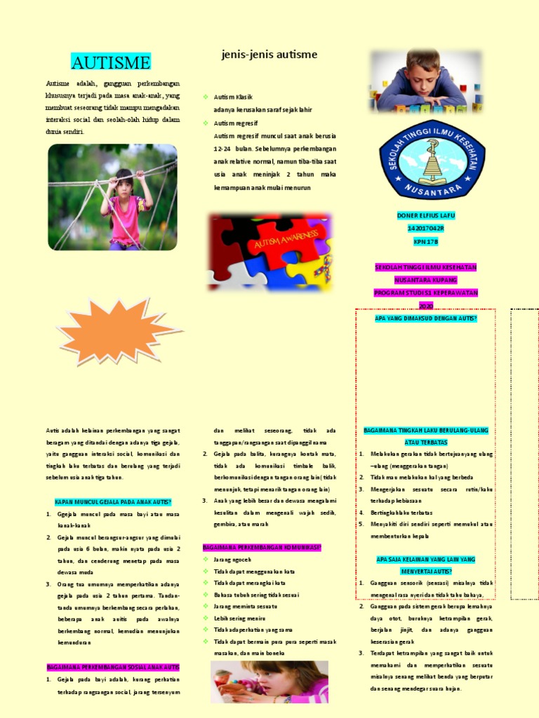 Leaflet Autisme | PDF