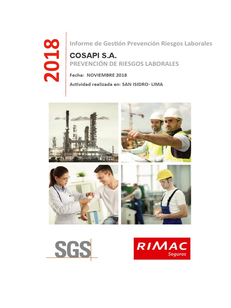 Informe de Ergonomia Cosapi Rimac | PDF | Factores humanos y ergonomía | Business