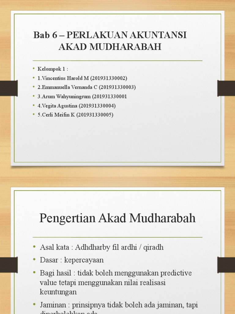 Perlakuan Akuntansi Akad Mudharabah | PDF