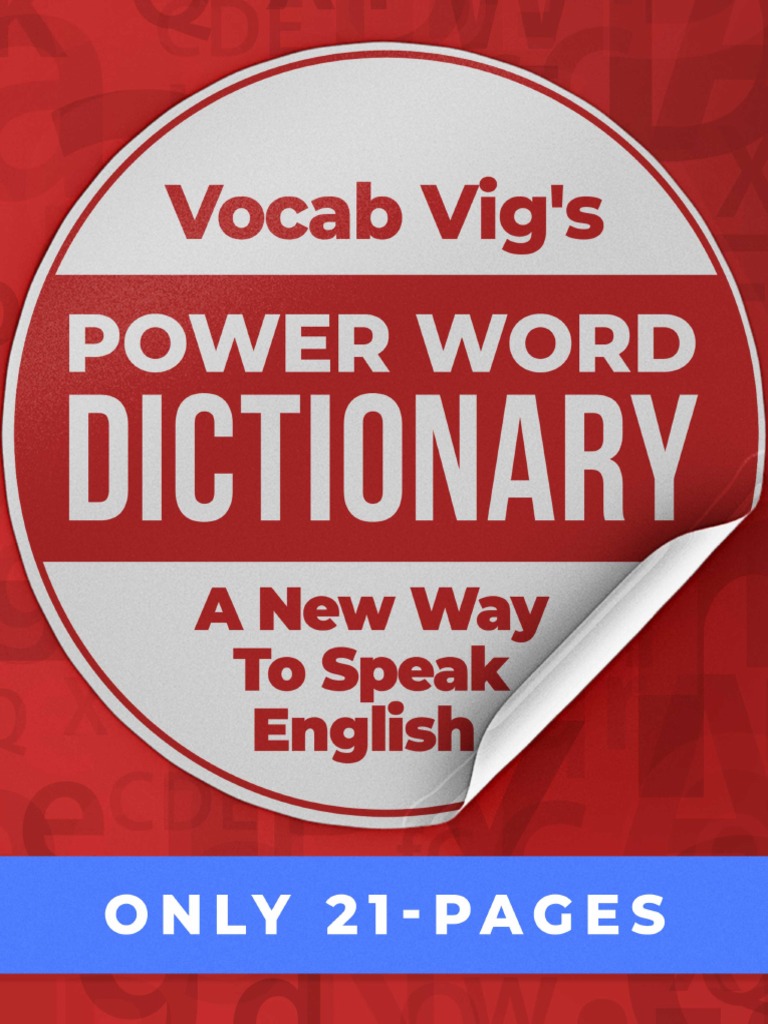 Power Word Dictionary V2.0 FINAL | PDF