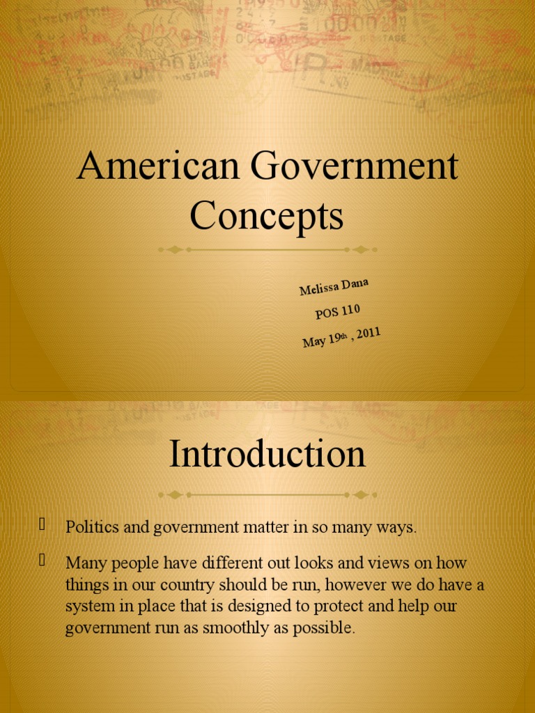 Understanding American Government Concepts | PDF | Democracy ...