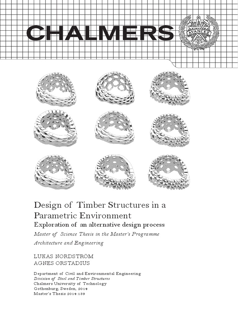 Design of Timber Structures in A Parametric Environment: Form Finding ...