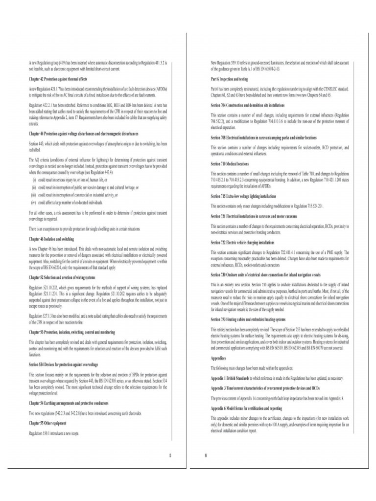 Requirements For Electrical Installations 3 | PDF