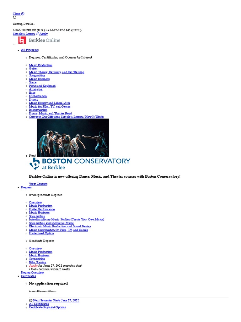 Berklee Online - Master's and Bachelor's Music Degrees, Certificates ...