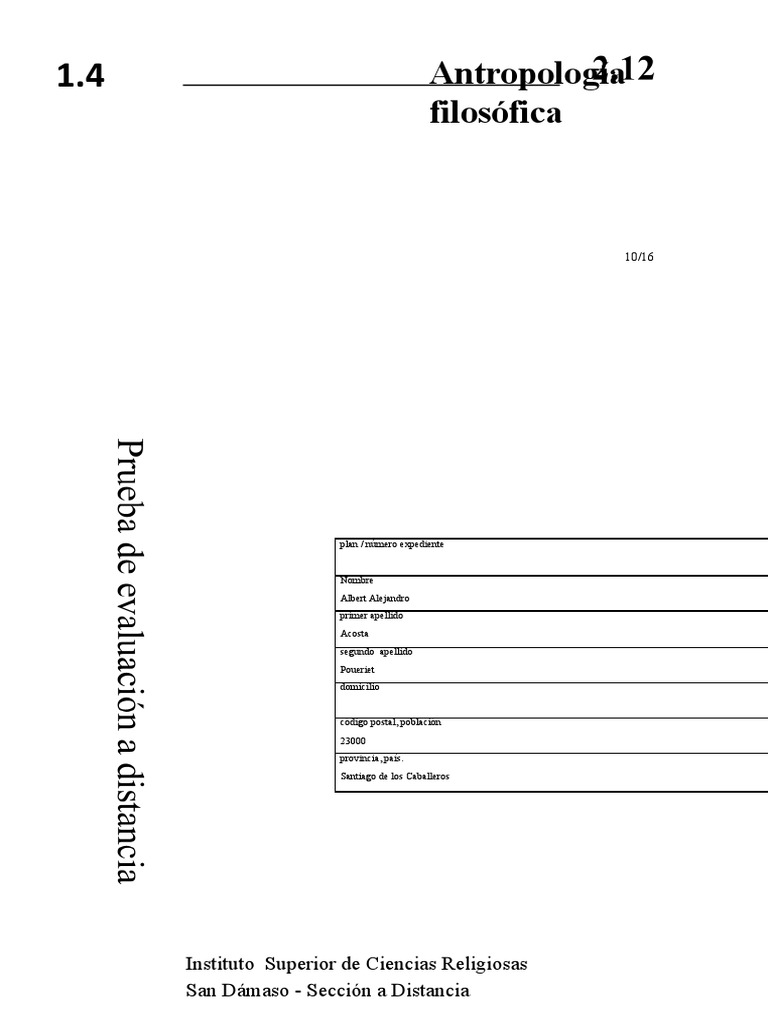 Antrop Filo | PDF | Verdad | Alma