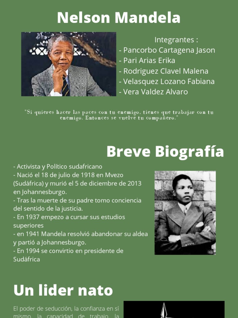 Nelson Mandela | PDF | Nelson Mandela | Sudáfrica