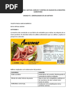 Acuerdo de Aditivos | PDF | Alimentos | Seguridad alimenticia