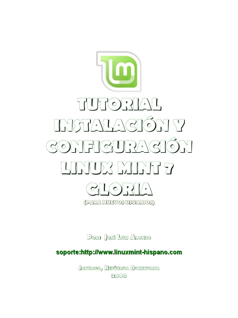 Tutorial de Instalación de Linux Mint 7 Gloria | Descargar gratis PDF | Ventana (informática ...