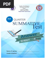 Summative Test Grade 4 q2 | PDF