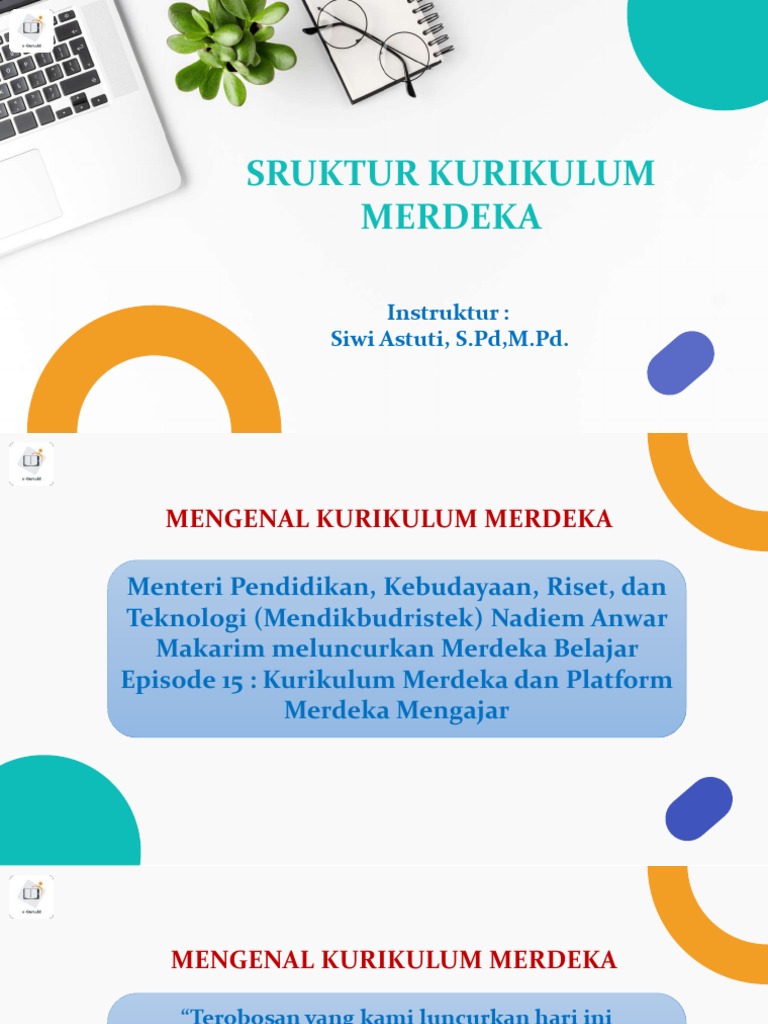 Struktur Kurikulum Merdeka EGuru | PDF