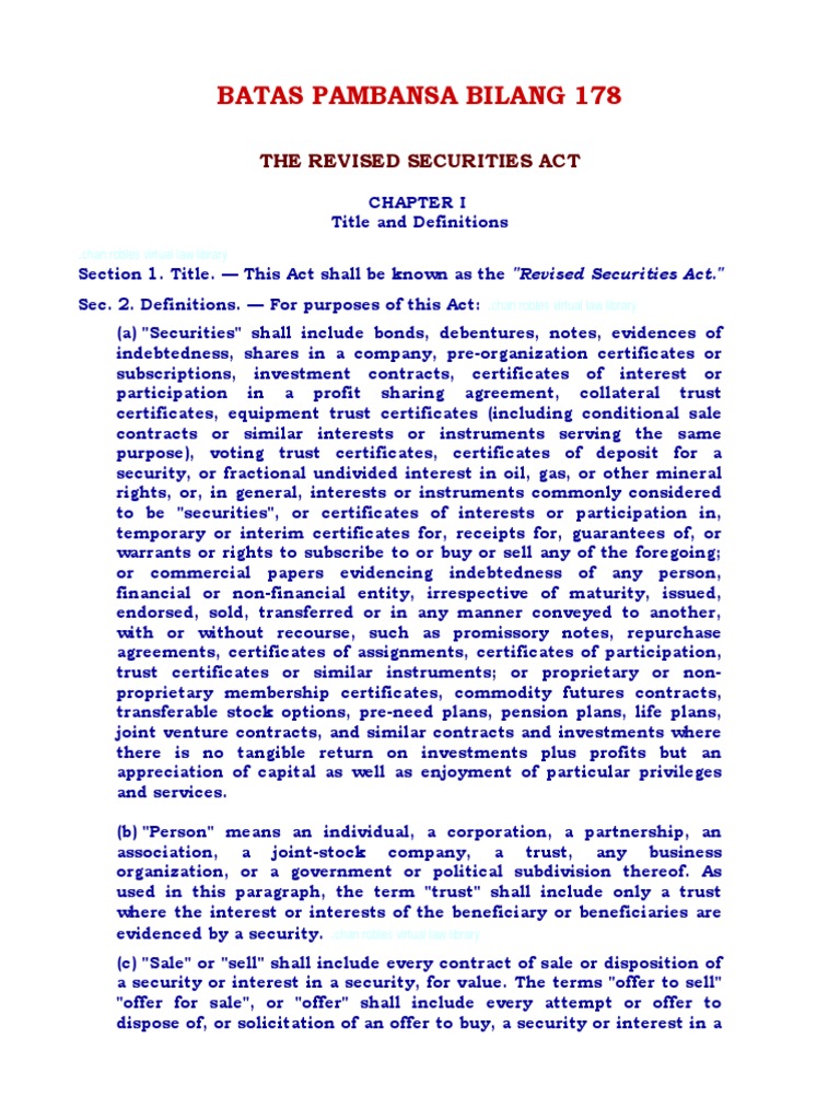 Bp 178 Pdf Securities Finance Futures Contract