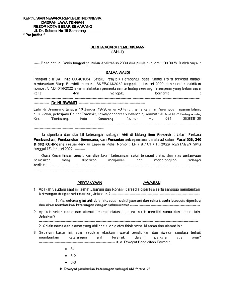 Format Bap Ahli | PDF