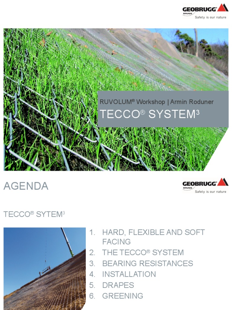 Tecco System: Ruvolum Workshop - Armin Roduner | PDF | Slope | Stress ...