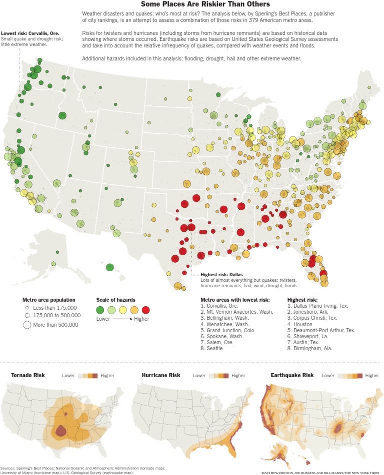 Natural Disaster Risk Map | PDF | Tornadoes | Tropical Cyclones