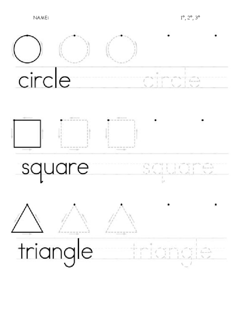 Shape Matching Activity for Kids | PDF