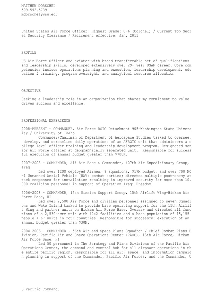 Management | PDF | United States Air Force | Squadron (Aviation)