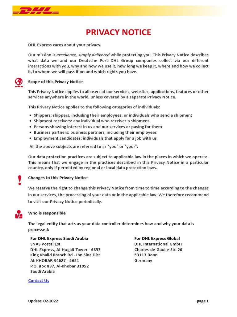 Express Privacy Notice-V1.2c Sa en | PDF | Privacy | Information Privacy