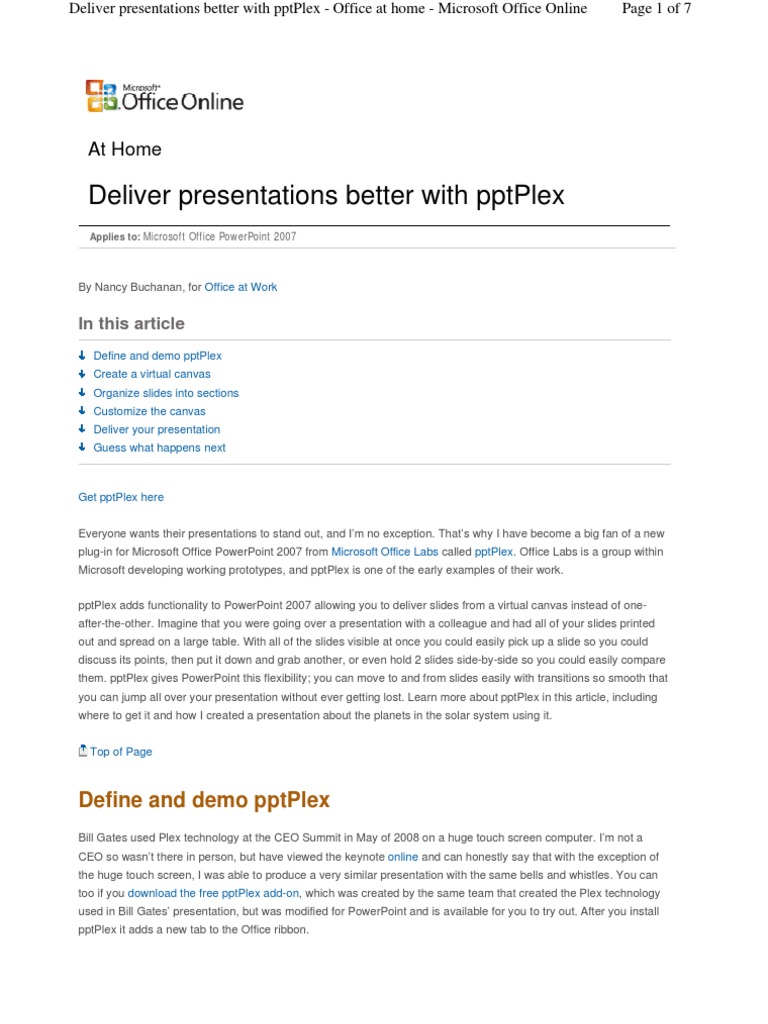 Pptplex | PDF | Microsoft Power Point | Microsoft Windows